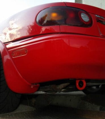 Rear Tow Hook Dural Powdercoated for NA Miata MX-5 Mazda Miata MX-5 ...