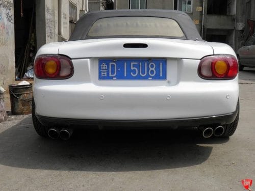 CarbonMiata Rear Mazdaspeed Lip for NB Mazda Miata MX-5 Roadster - TopMiata