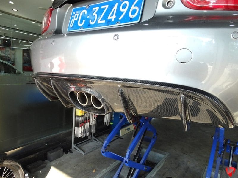 CarbonMiata Rear Diffuser (Center Exhaust) for NC Mazda Miata MX-5 ...