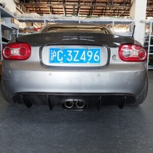 CarbonMiata Rear Diffuser (Center Exhaust) for NC - Mazda Miata MX-5 ...
