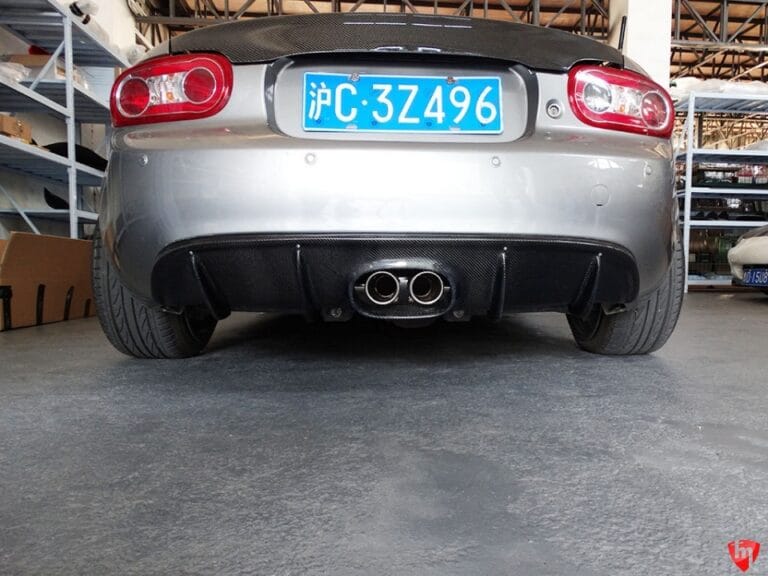 CarbonMiata Rear Diffuser (Center Exhaust) for NC Mazda Miata MX-5 ...