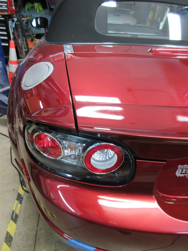 CarbonMiata 3 Pieces Trunk Spoiler for NC (Soft Top version) Mazda ...