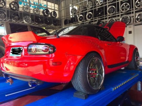 CarbonMiata Ducktail Trunk Spoiler for NC (PRHT Version) Mazda Miata MX ...