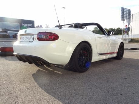CarbonMiata Rear Diffuser (OEM Exhaust) for NC Mazda Miata MX-5 ...