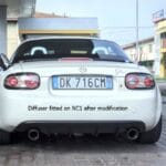 CarbonMiata Rear Diffuser (OEM Exhaust) for NC - Mazda Miata MX-5 ...