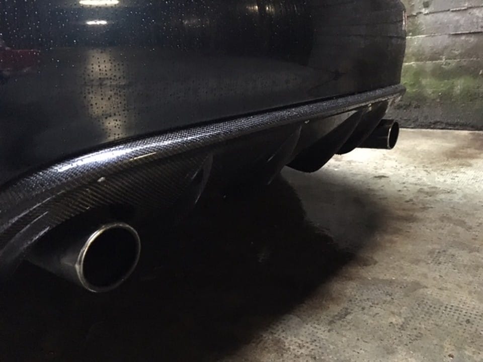CarbonMiata Rear Diffuser (OEM Exhaust) for NC Mazda Miata MX-5 ...