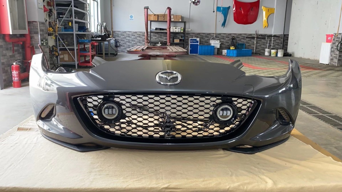 CarbonMiata Spyder Grille (With Lights) for ND & NDRF - Mazda Miata MX ...