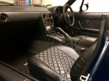 Miata NA Quilted Seat Covers - Faux Leather, Easy Install