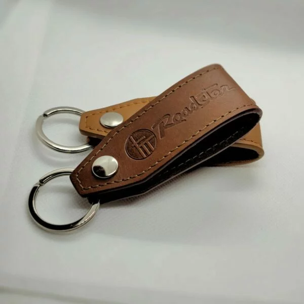 TopMiata Roadster Leather Keychain - Mazda Miata MX-5 - TopMiata