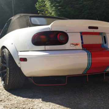 NA Miata MX-5 Rear Aluminum Diffuser by VRS Customs - Mazda Miata MX-5 ...