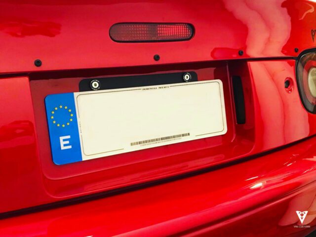 Mazda Miata NA Rear License Plate Mount | TopMiata