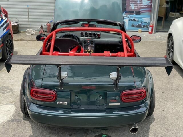 Miata NA Carbon Fiber Active Wing System – Ultimate Upgrade