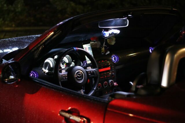 Miata NC LED Air Vents - Customizable Multicolor Lighting with app