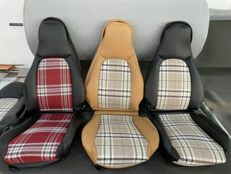 CarbonMiata Vintage Racing Tartan Plaid Seat Covers For Miata NA/Mk1 ...