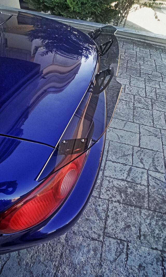 Ducktail Spoiler for Miata: Acrylic Wing with Unique Aesthetic