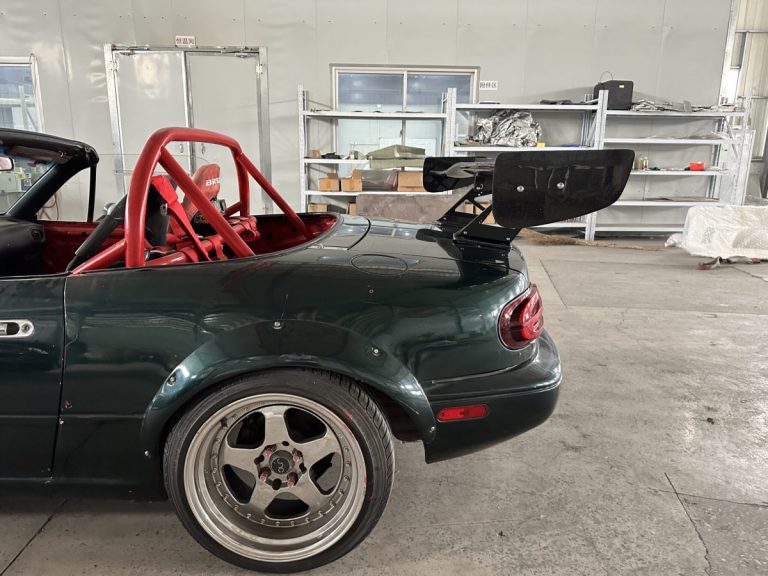 Miata NA GT Wing XL - Premium Carbon Fiber & Fiberglass Spoiler