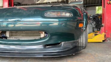 Miata NA Front Splitter - Durable Fiberglass & Carbon Fiber