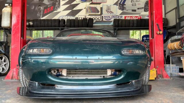 Miata NA Front Splitter - Durable Fiberglass & Carbon Fiber