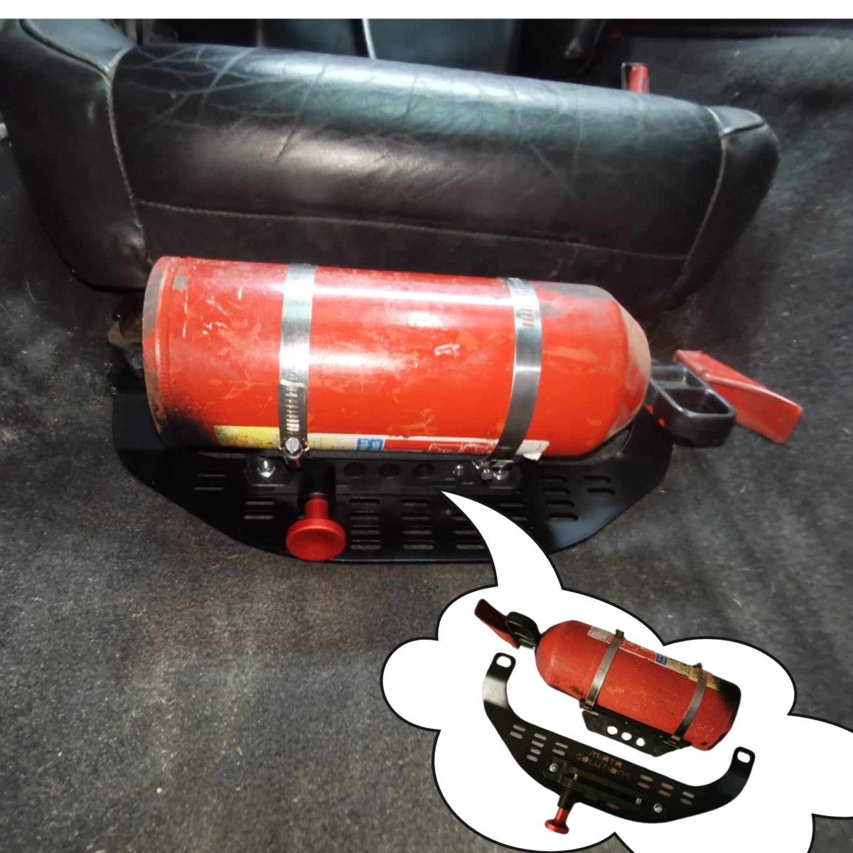 Quick release Fire Extinguisher Bracket for Mazda Miata na/nb/nbfl