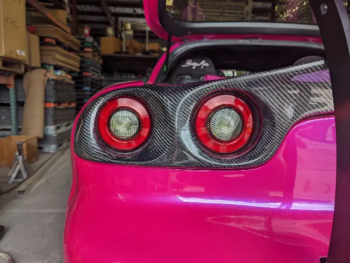 RX-7 FD Quad Lights & Ducktail Spoiler – Stylish Rear-End lights