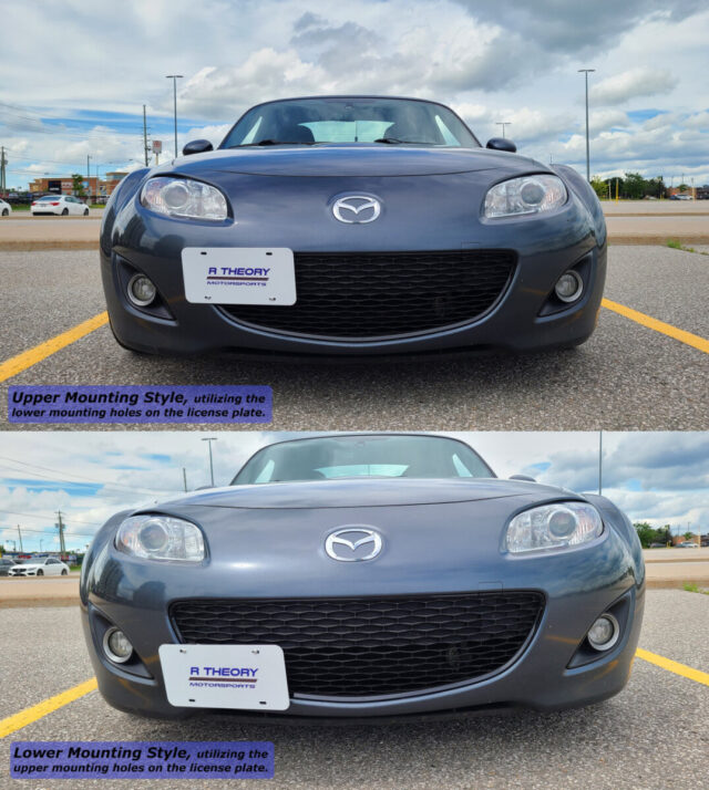 Miata NC Front License Plate Mount – Easy Install