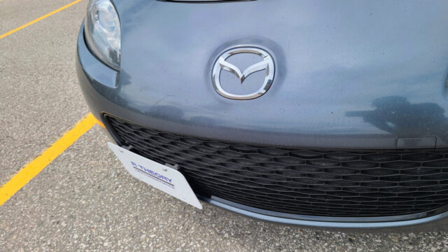 Miata NC Front License Plate Mount – Easy Install