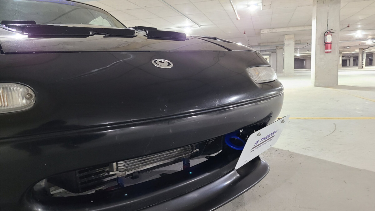 Mazda Miata front tow hook & licence plate bracket for NA/NB