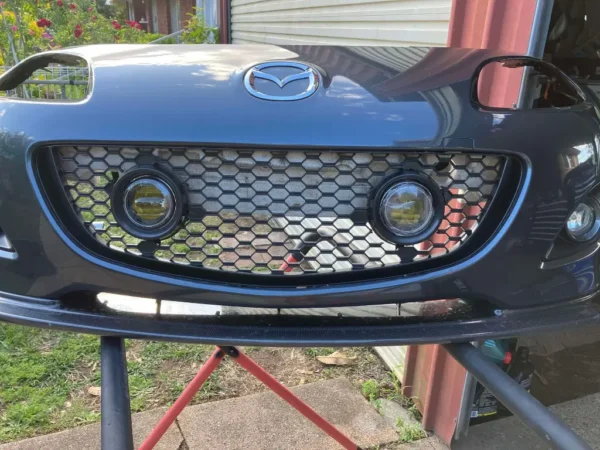 Miata NC2 Spyder Grille with Integrated LED Lights | Top Miata
